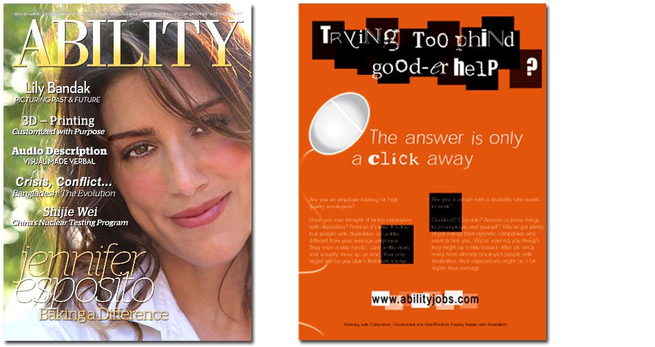 Jennifer Esposito Issue - ABILITY Magazine