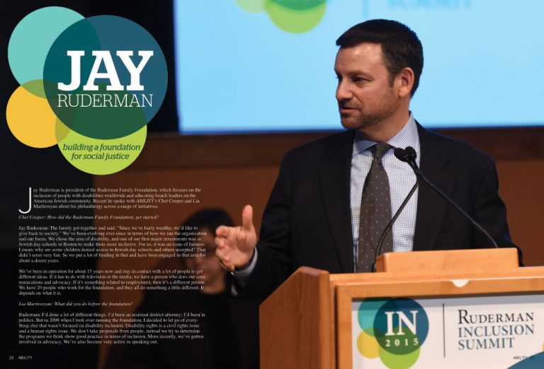 RUDERMAN — A Family with a Strong Foundation - ABILITY Magazine