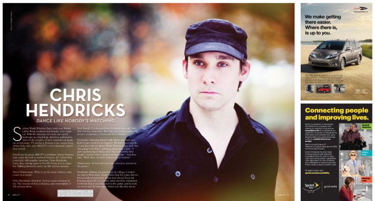 CHRIS HENDRICKS — Music to my Ears - ABILITY Magazine