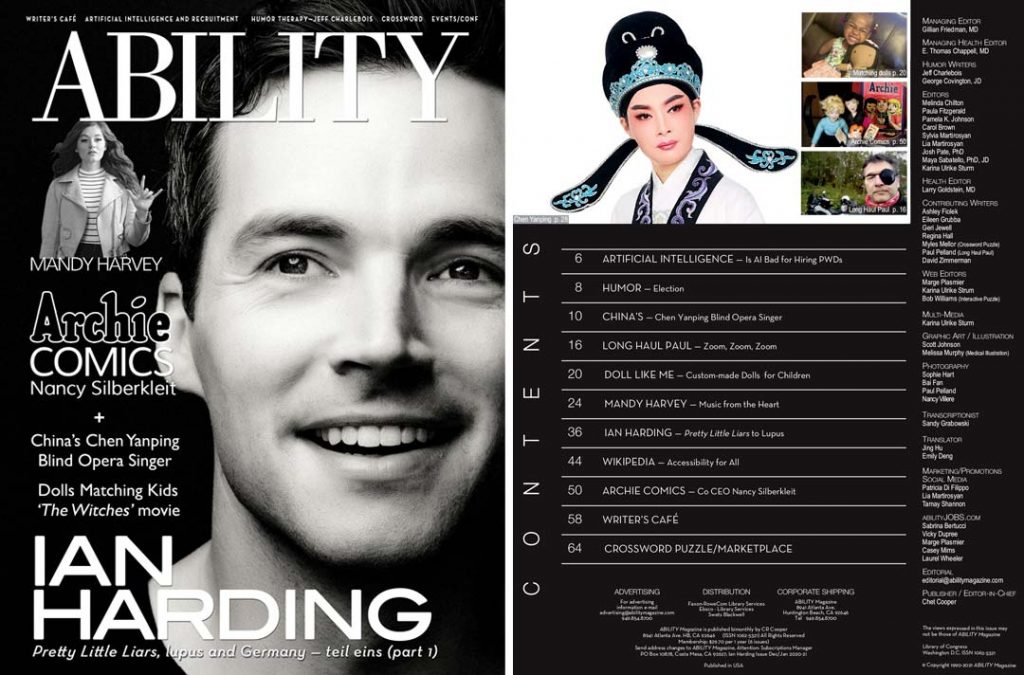 Ian Harding Issue - ABILITY Magazine