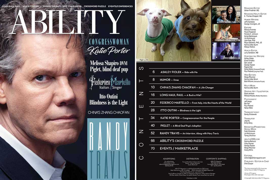 Randy Travis Issue - ABILITY Magazine