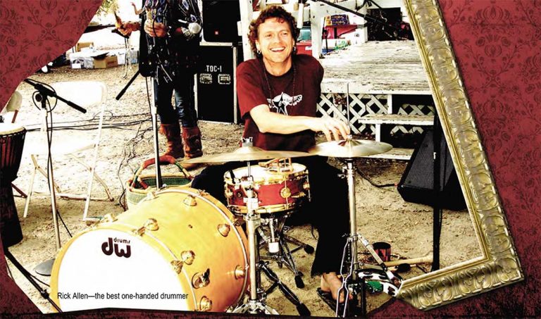 Def Leppard’s — Rick Allen Tapping Drum Therapy - ABILITY Magazine