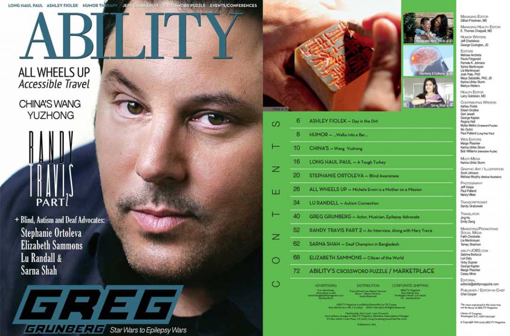 Greg Grunberg Issue - ABILITY Magazine