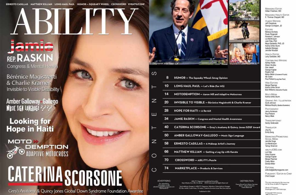 Caterina Scorsone Issue - ABILITY Magazine