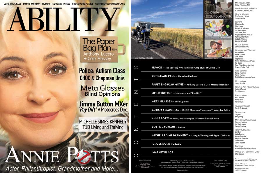 Annie Potts Issue - ABILITY Magazine