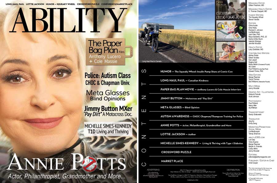 Annie Potts Issue - ABILITY Magazine
