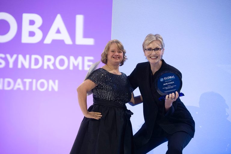 Jane Lynch & Lauren Potter Interview and the Global Down Syndrome ...
